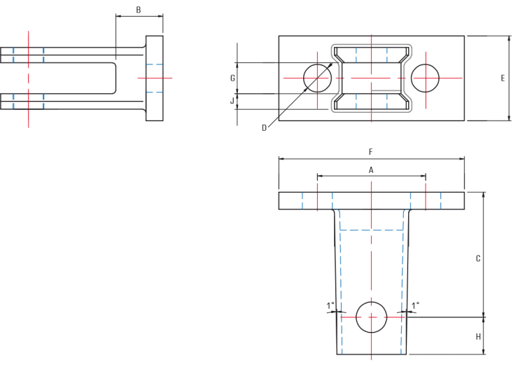 Bolt on brackets | John King Chains