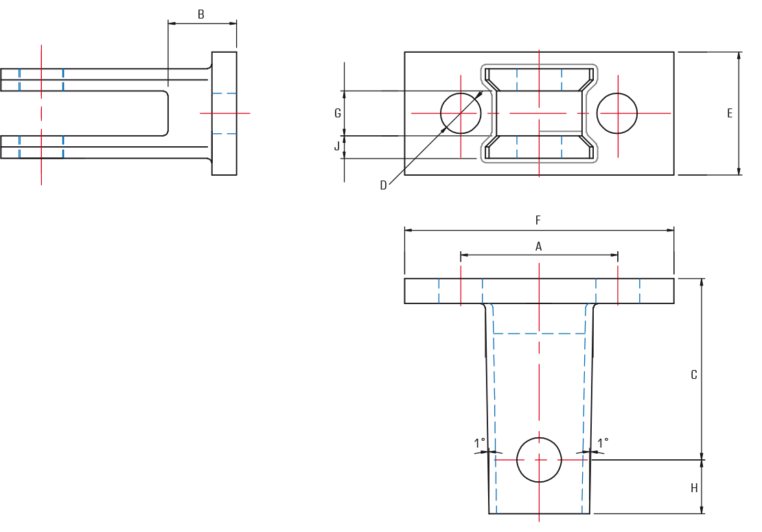 Bolt on brackets | John King Chains
