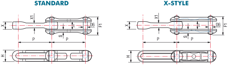 Standard & X-Style Chains – Maxituff | John King Chains