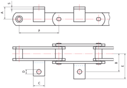 FV Series with A1 attachments | John King Chains