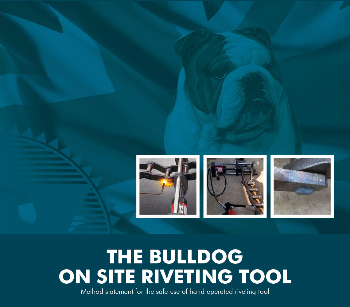 The Bulldog - on site riveting tool | John King Chains