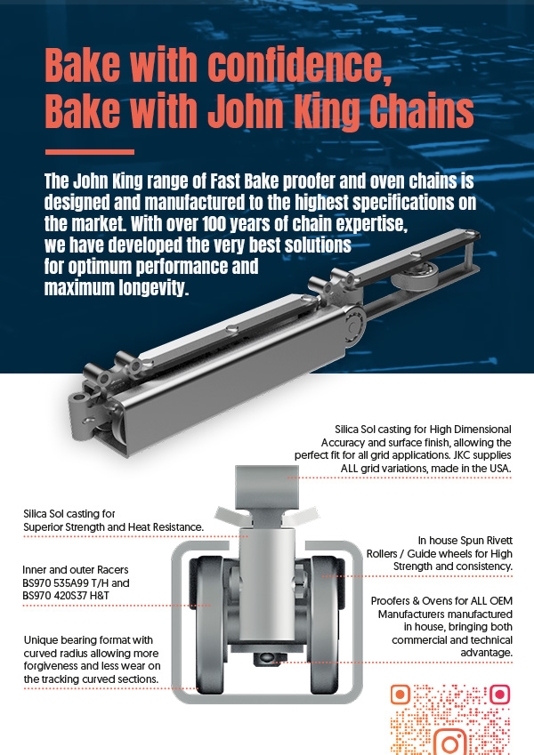 Bake with confidence, Bake with John King Chains.