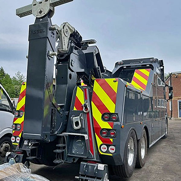The impressive tow truck.