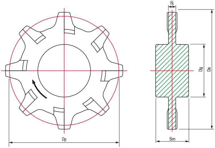 Cast case chain sprockets | John King Chains