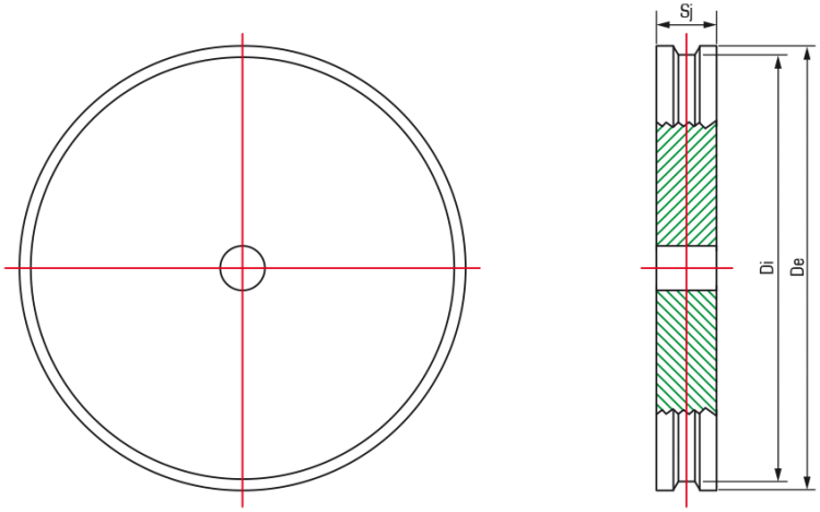 Plain Rim Idler Wheels | John King Chains