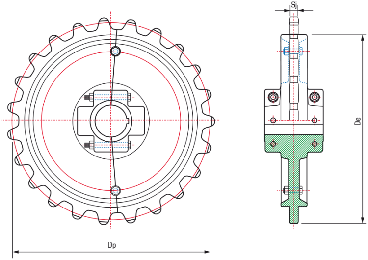 Sprockets for Enviromental and Plastic chain | John King Chains