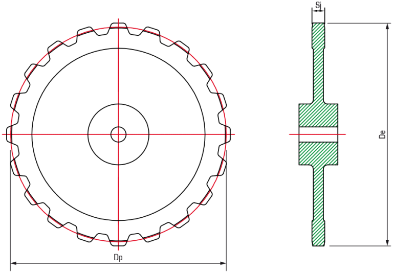 Welded Steel Chain Sprockets (ANSI B29-16) | John King Chains