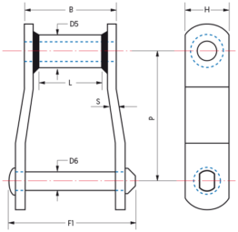 Offset Sidebar Welded Steel Chains | John King Chains