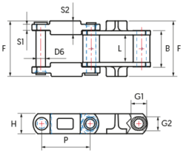 RHINO Cast Combination Chains for Log Infeed Conveyors | John King Chains